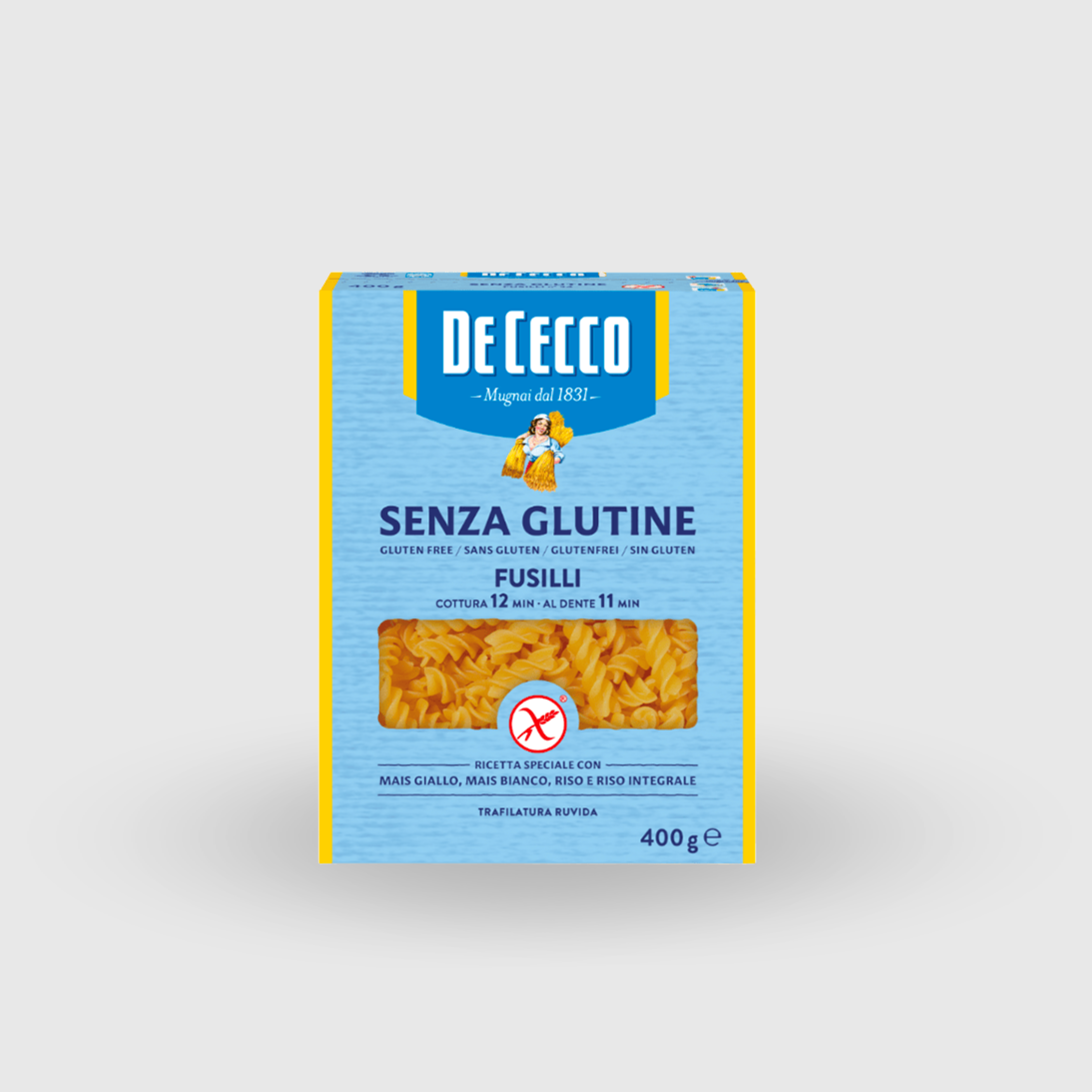 Fusilli nº34 De Cecco Sin Gluten 400g – Glusen
